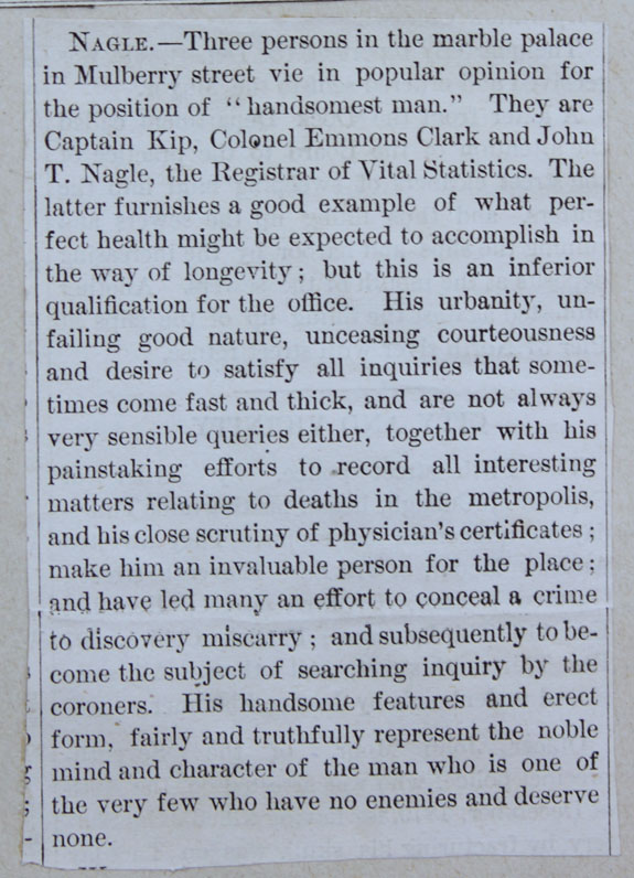 Item of the month: Scrapbook of Doctor John T. Nagle, One Album, Three ...