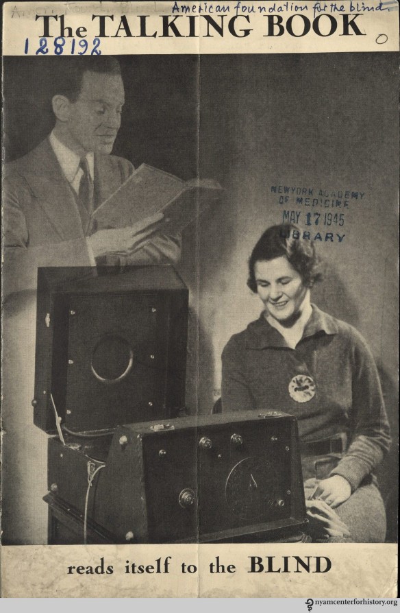 The Talking Book Reads Itself to the Blind | Books, Health and History