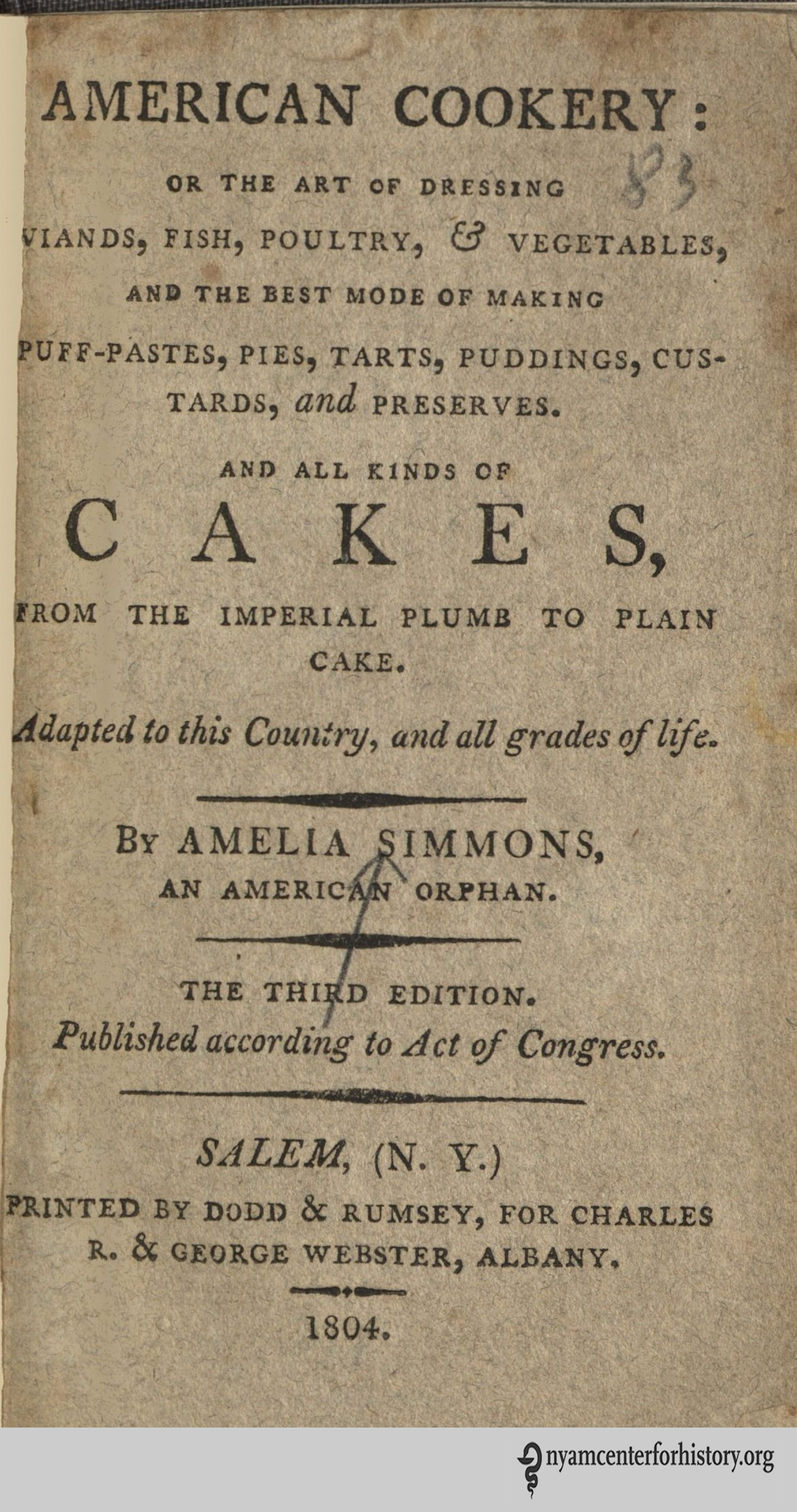 The Homegrown Table: American Cookbook Highlights in the Academy ...