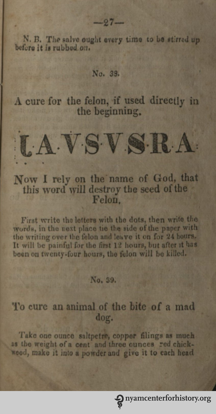 bolmer_newreceipts_cureforthefelon_1831_watermark | Books, Health and ...